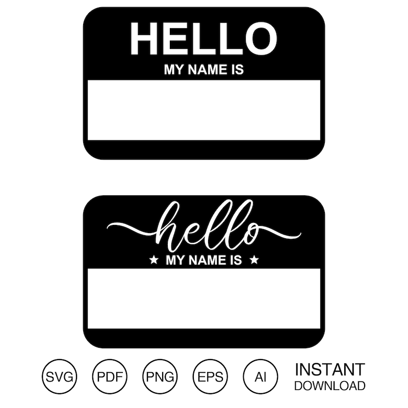 Name Pdf Decorative - Etsy
