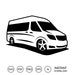 Sport Van Outline SVG - Etsy