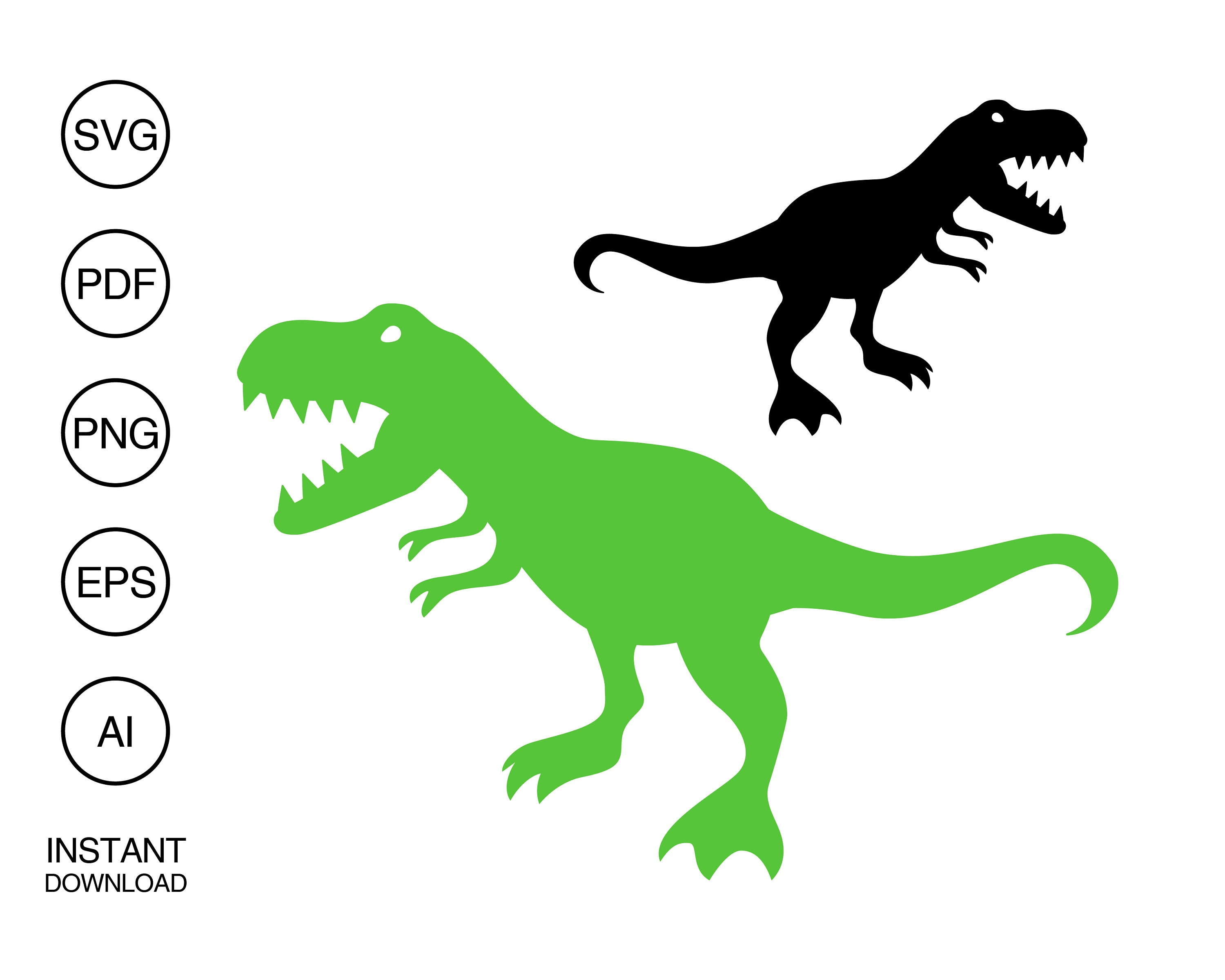 Tyrannosaurus Rex SVG - Etsy
