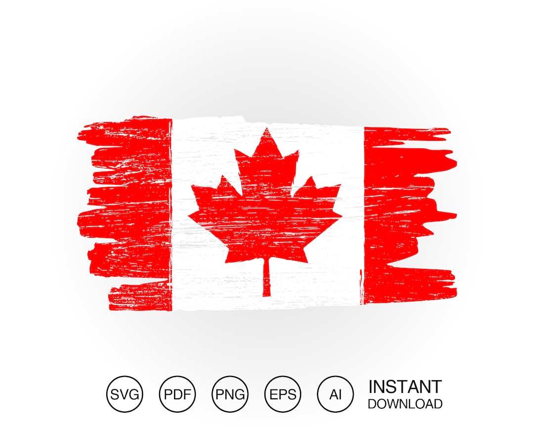Canada Flag SVG - Etsy