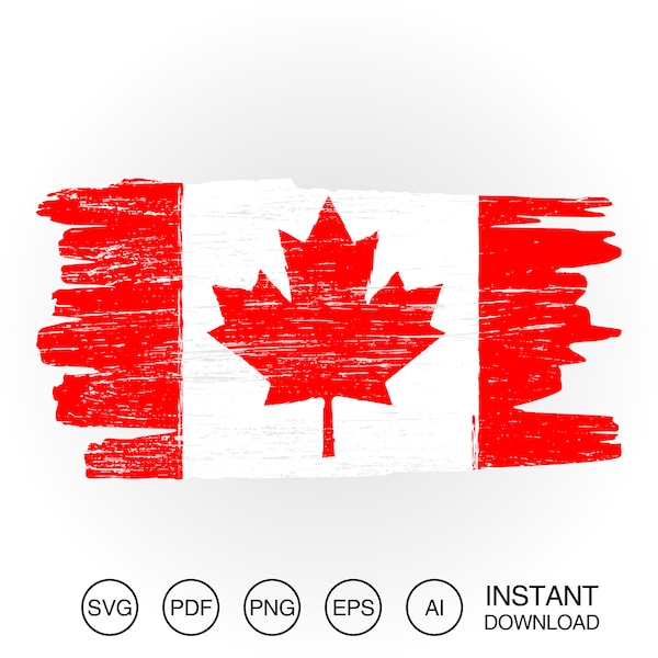 Canadian Flag Engrave - Etsy UK