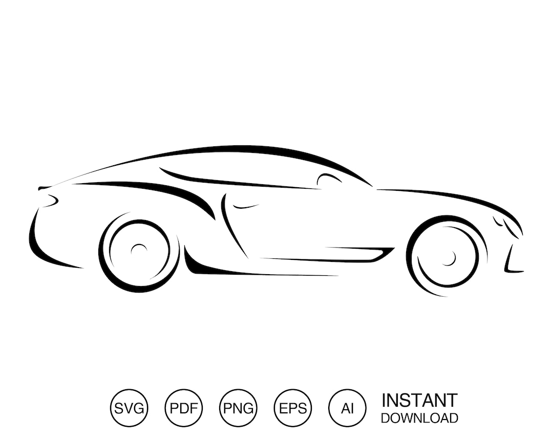 Car Modern SVG - Etsy