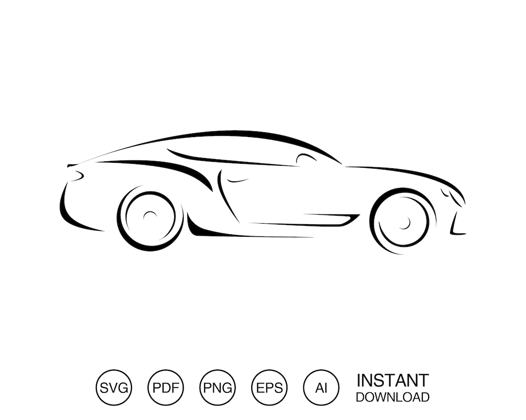 Car Modern SVG - Etsy