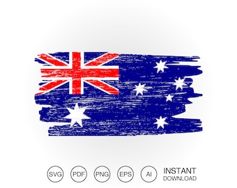 Australian Flag Svg Layered, Australia Flag Svg, Australian Flag Cricut ...