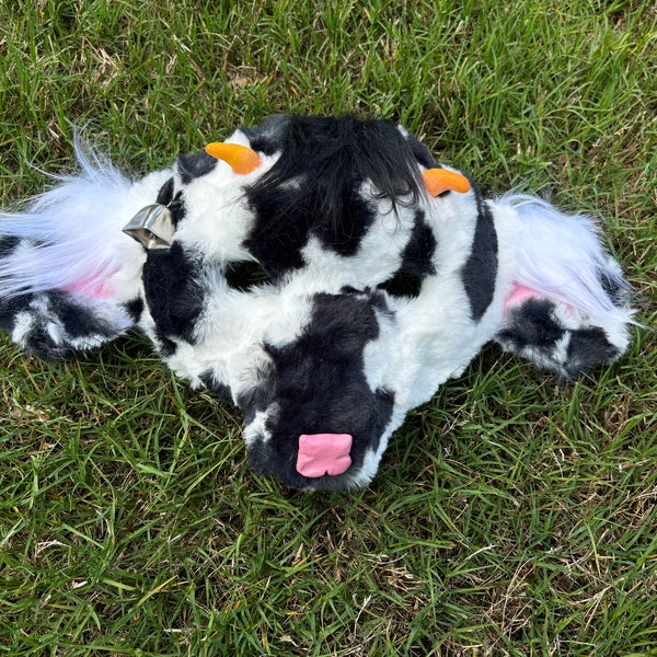 Cow Mask - Etsy