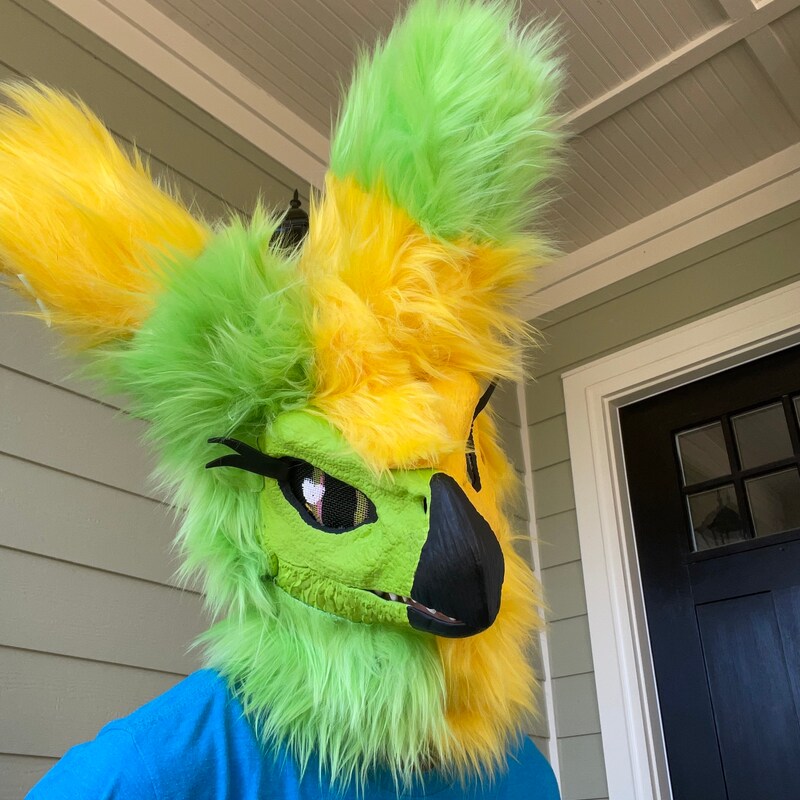 Furry Mask - Etsy