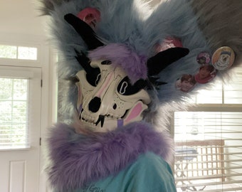Skull Dog Fursuit Head - Etsy