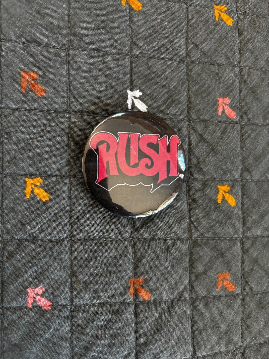 Rush Logo Band Geddy Lee Neil Peart Alex Lifeson Pin/badge/button - Etsy
