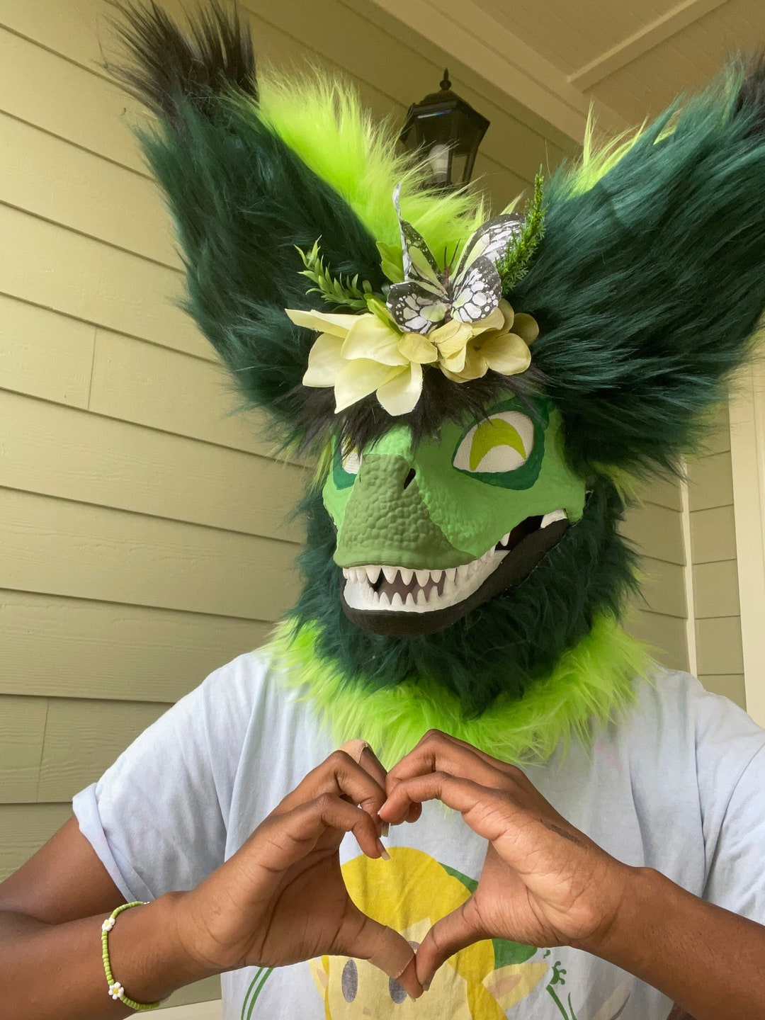 Dino Mask Premade Sticker - Etsy