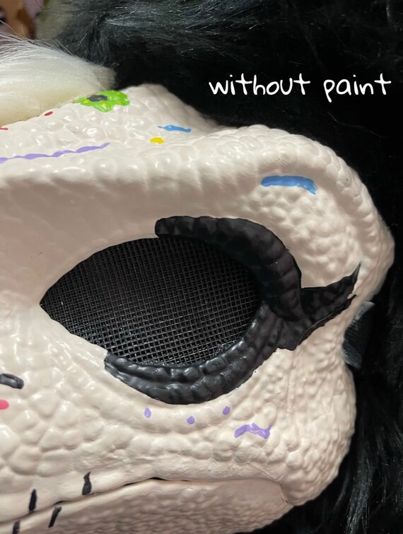 Dino Mask Buckram eyemesh - Etsy