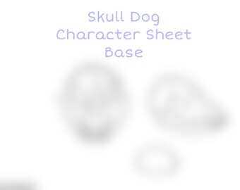Skull Dog Reference Sheet - Etsy Australia