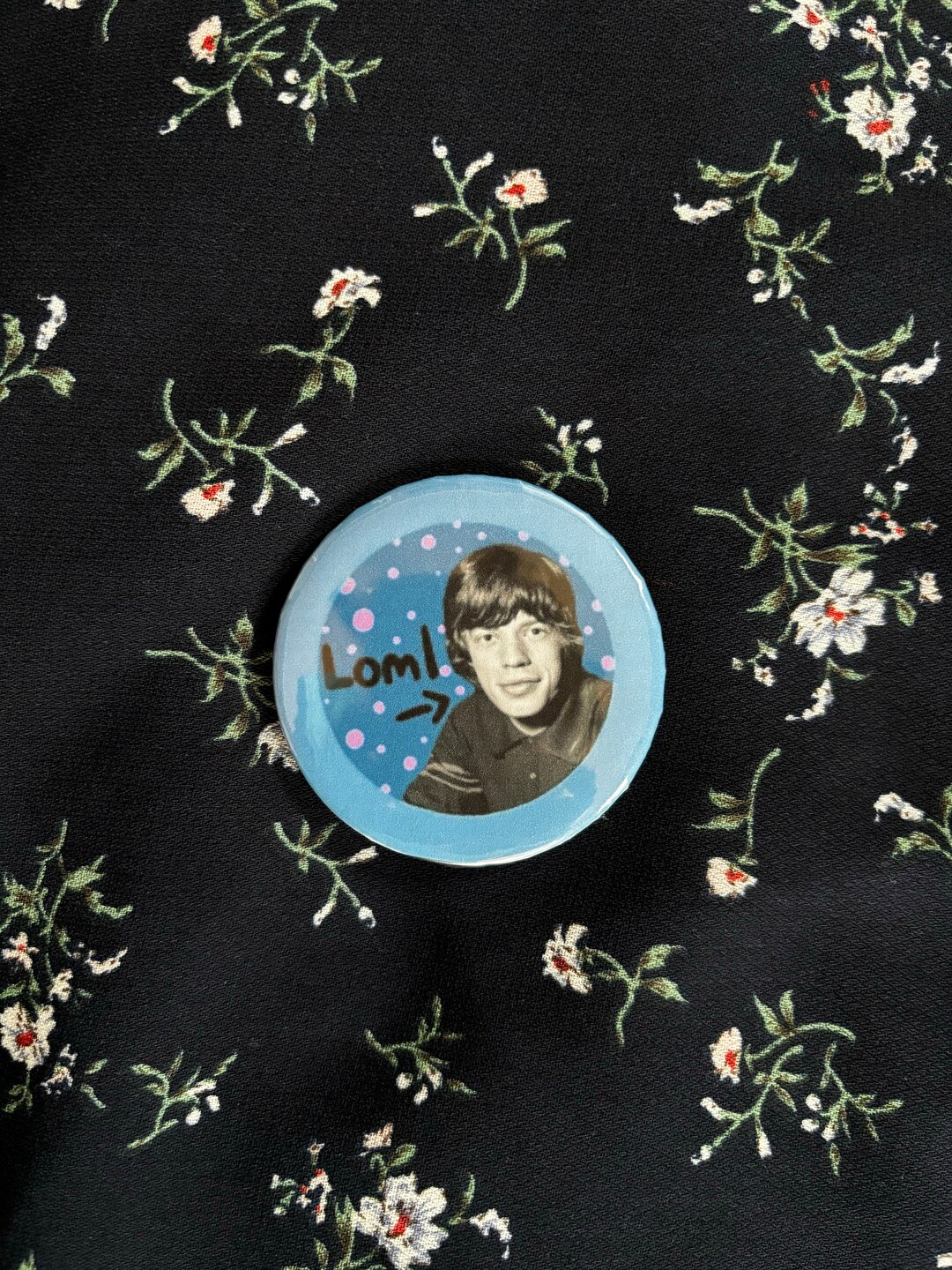 Loml Mick Jagger Pin/badge/button Love of My Life - Etsy