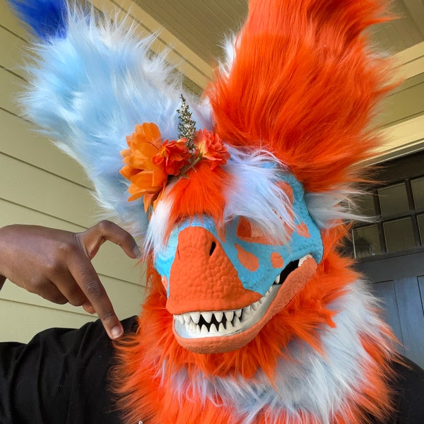 Dino Mask Base - Etsy