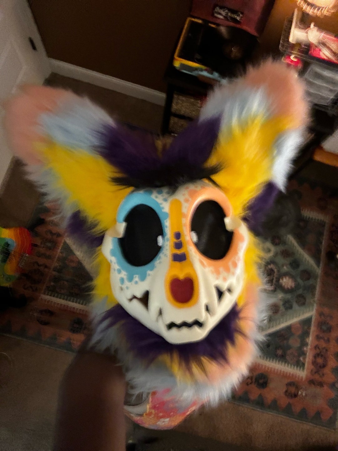 Skullcat Fursuit Prefabricado Coco Envío el mismo día Alta calidad ...