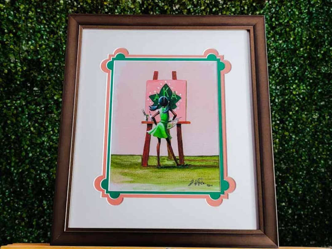 Framed African American Art Print: Jerome White, Triple Matted - Etsy