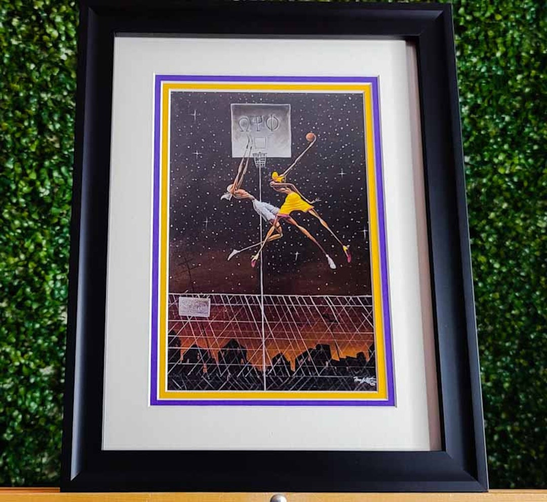 Framed African American Art Omega Fly Dunk / Frank Morrison Framed ...