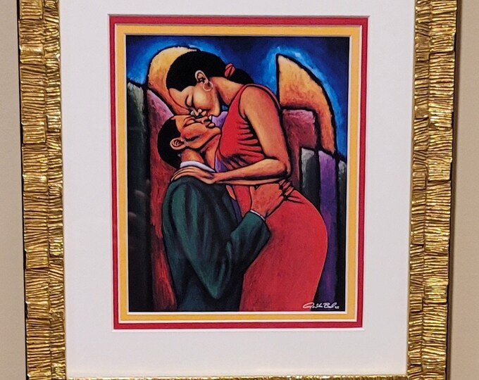 Framed African American Art | for the Lover in You / Lashun Beal | Framed Black Art Print - Etsy
