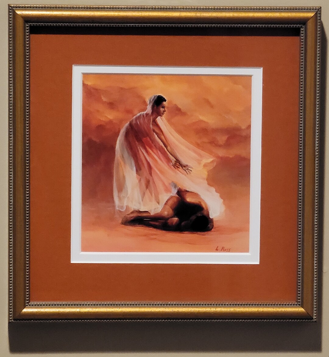 Framed African American Art Print | Laverne Ross / While Adam Slept ...