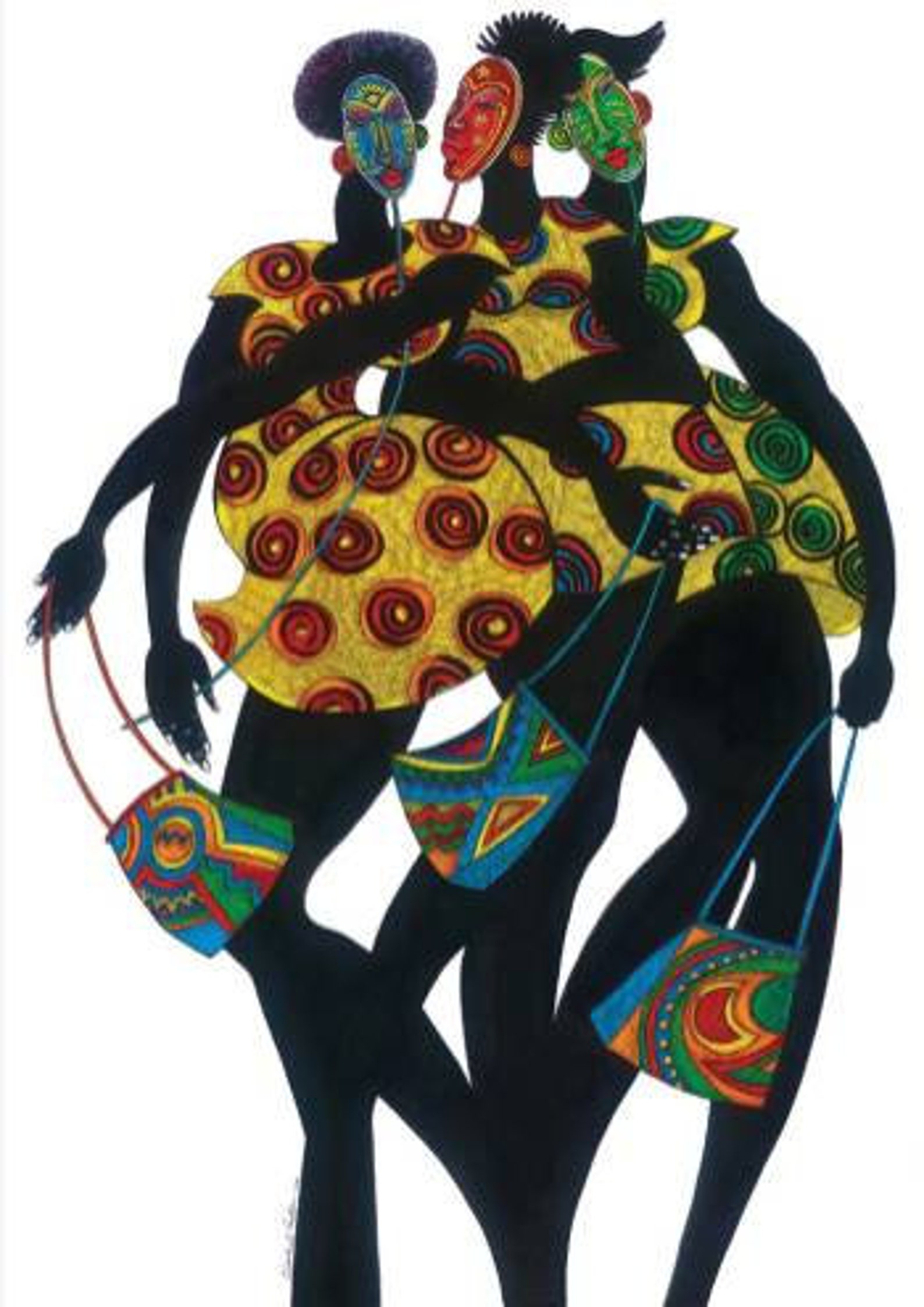 Color Girls / Charles Bibbs | Framed Black Art Print | Framed African ...