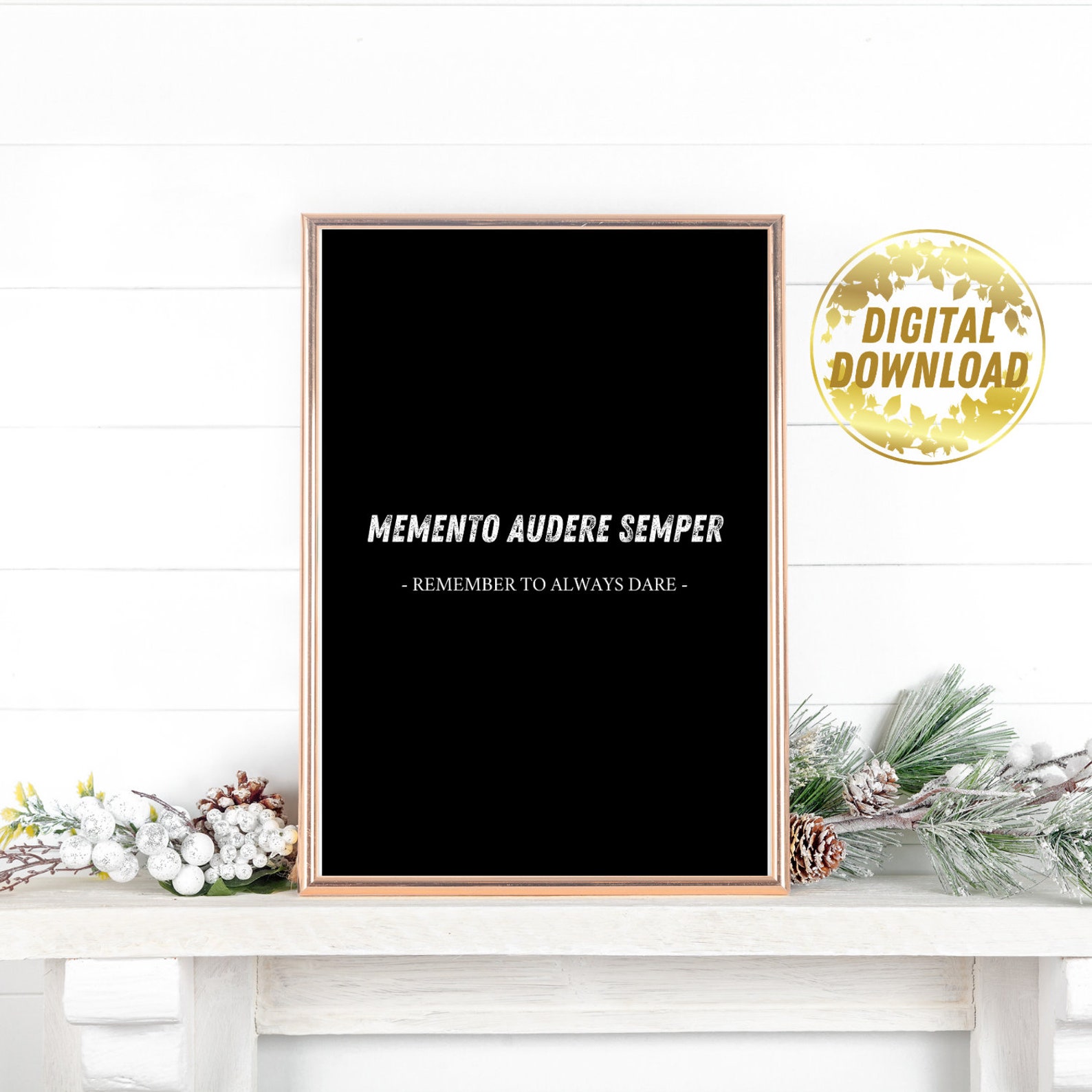 Memento Audere Semper Remember to Always Dare Latin Poster - Etsy