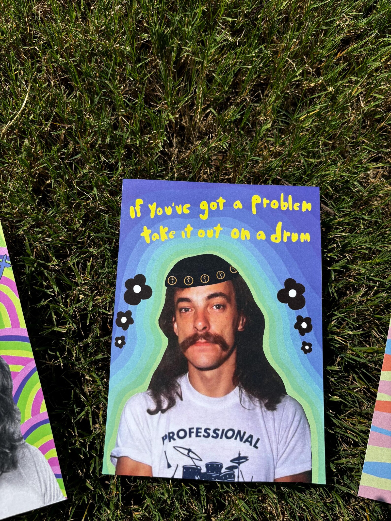 Neil Peart Rush Hippie 70s Style Art Print - Etsy