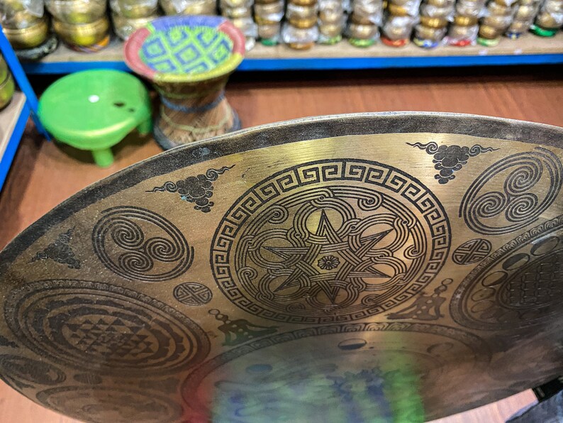 Sale 21 Inches Special Solar Eclipse Face Carving Tibetan - Etsy