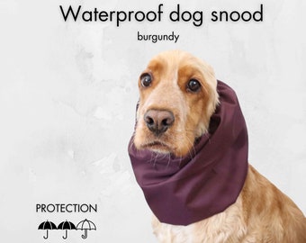 Waterproof Dog Snood Cocker Spaniel Snood Basset Snood Snood for Poodle ...