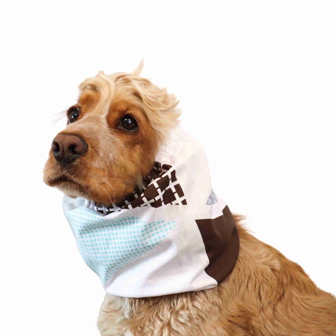 Cotton Lightweight Dog Snood, Natural Dog Summer Snood, Spaniel Snood ...
