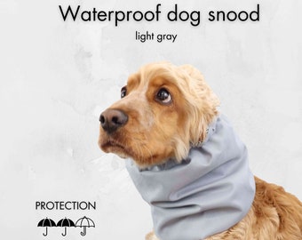 Waterproof Dog Snood Cocker Spaniel Snood Basset Snood Cavalier Snood ...