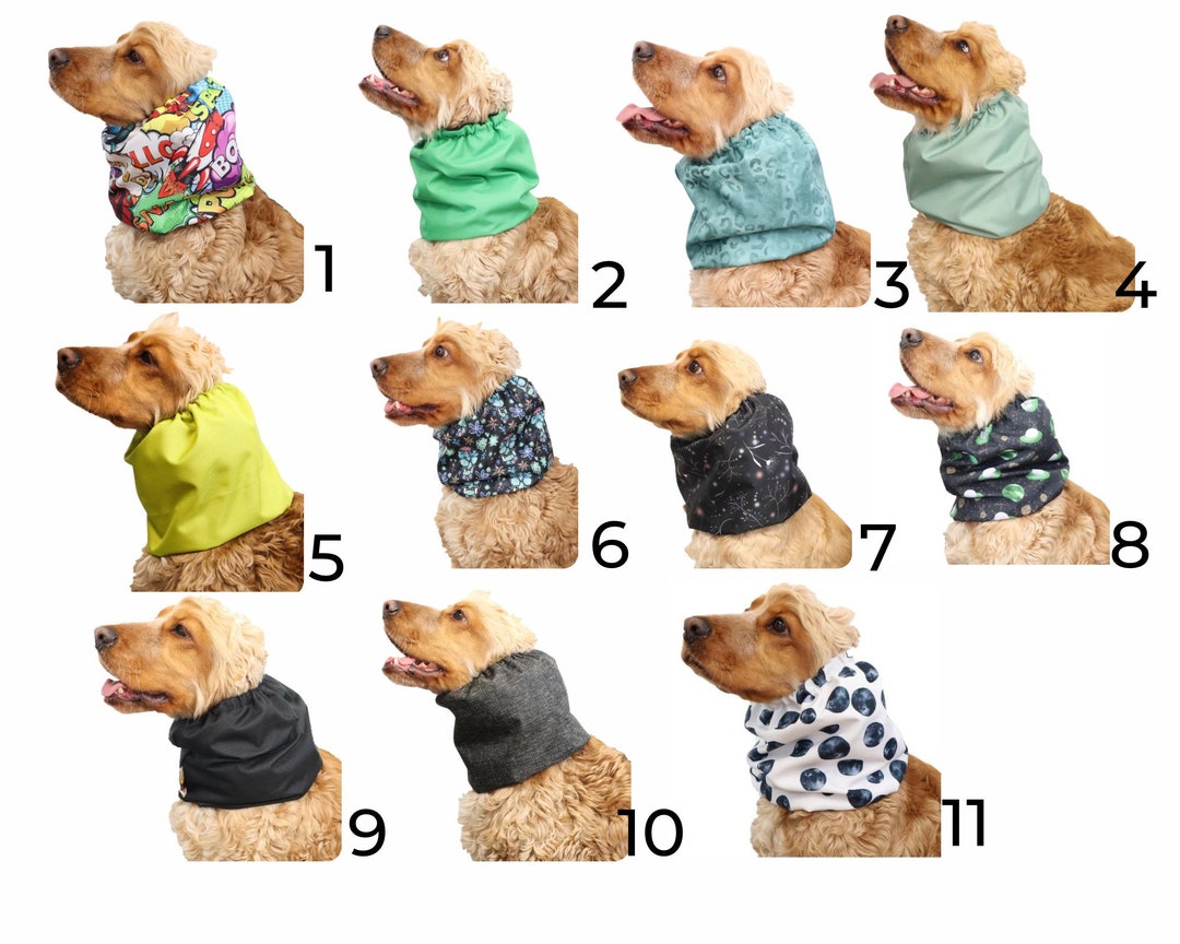 Waterproof Dog Snood Dog Snood Cocker Spaniel Snood - Etsy