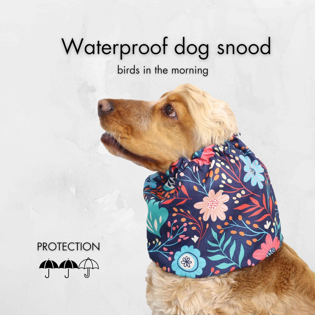 Waterproof Dog Snood | Cavalier Snood | Cocker Spaniel Snood | Basset ...