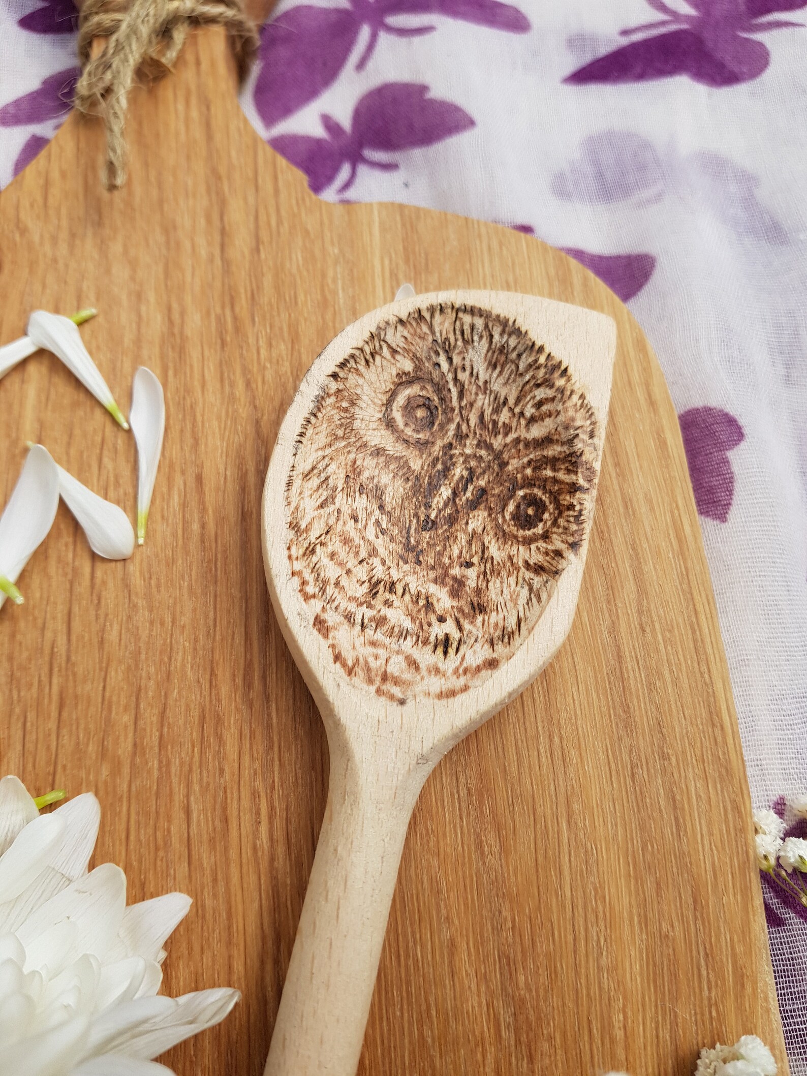 Pyrograpy Spoons With Bird Designs.5 Different Birds Available.owl ...
