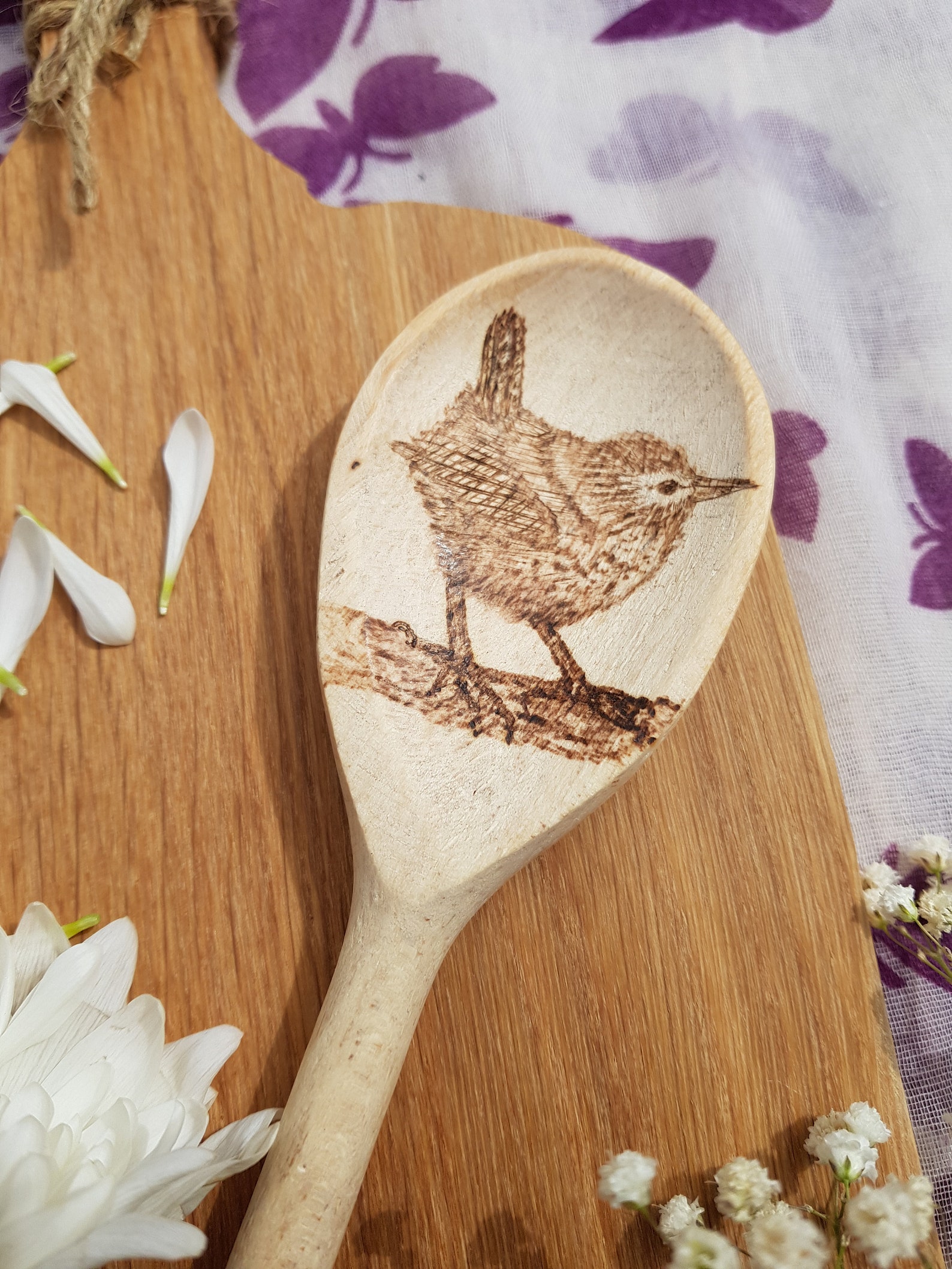Pyrograpy Spoons With Bird Designs.5 Different Birds Available.owl ...