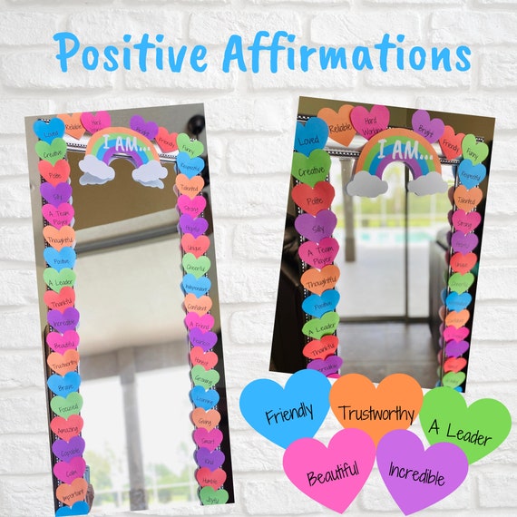 Classroom Decor Positive Mirror Affirmations School | Etsy