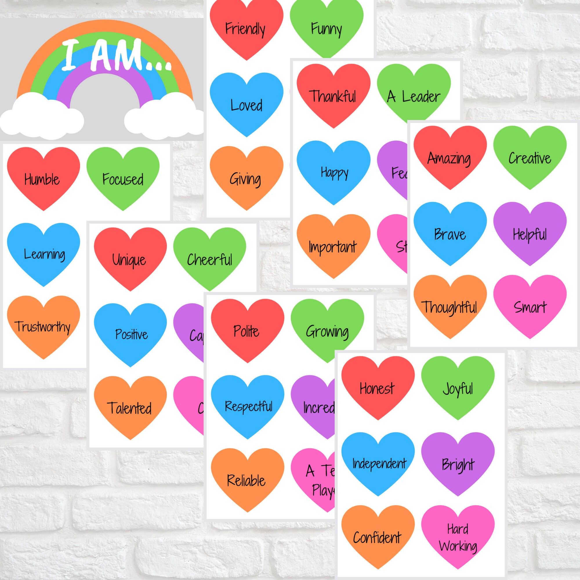 Classroom Decor, Positive Mirror Affirmations, School Supplies, Teacher ...