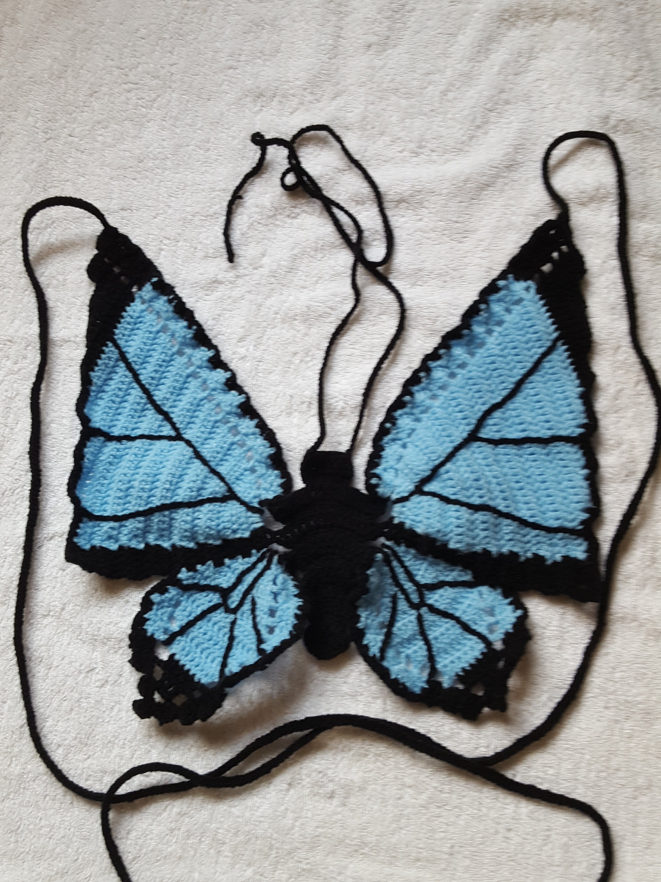 Top/Crochet monarca mariposa top | Etsy