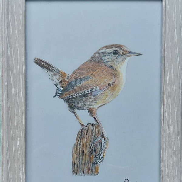 Wren Painting - Etsy UK