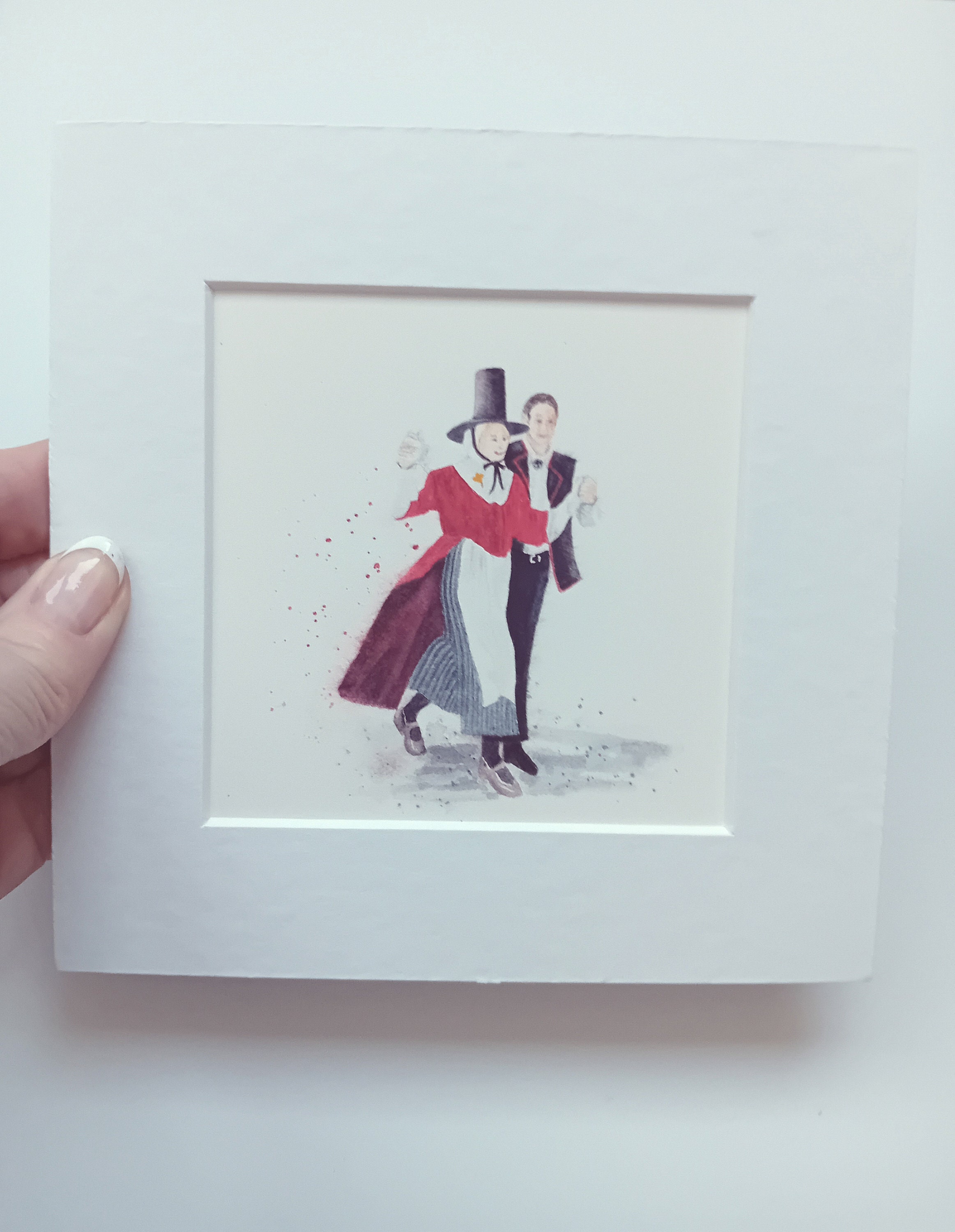 Welsh Folk Dancers, Welsh Lady, Wales, Welsh Costume, Print - Etsy