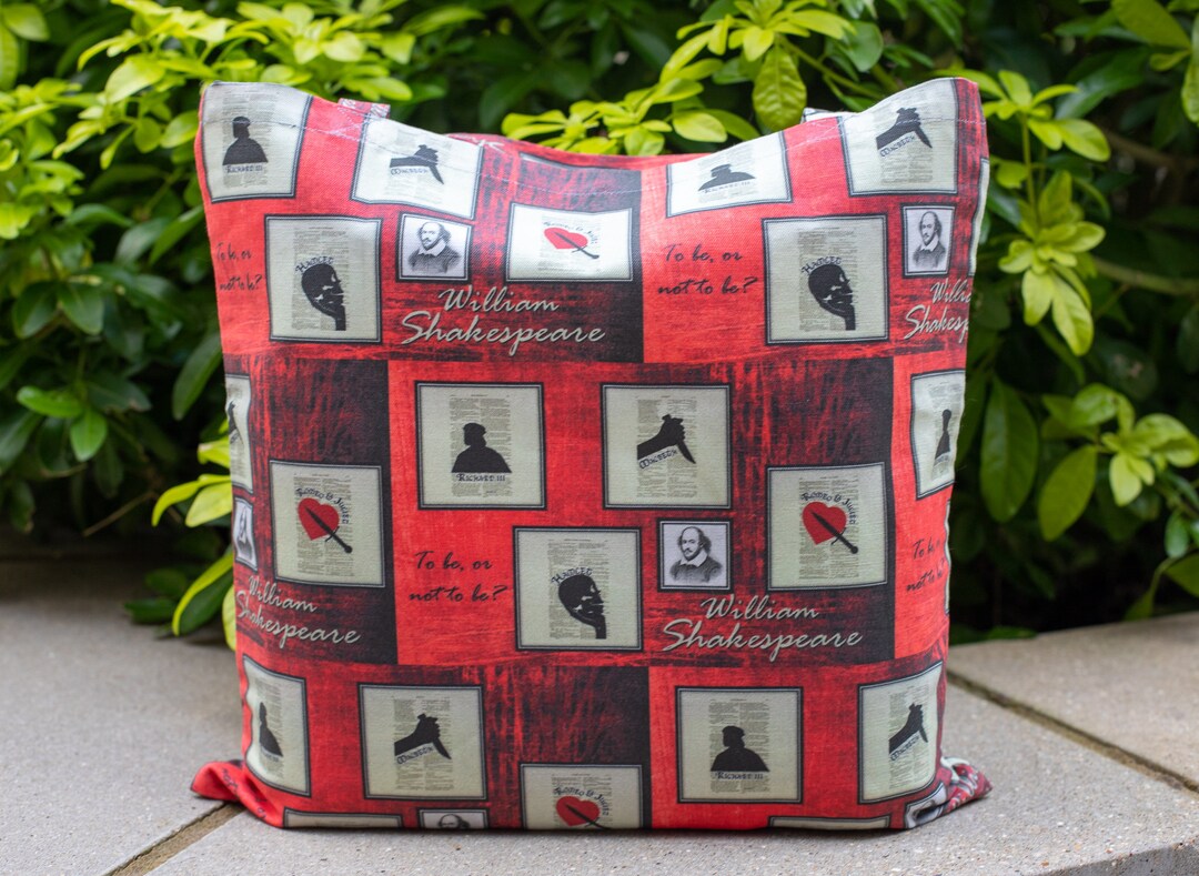 Shakespeare Tote Bag, Handmade With 100% Durable Linen Cotton Canvas - Etsy