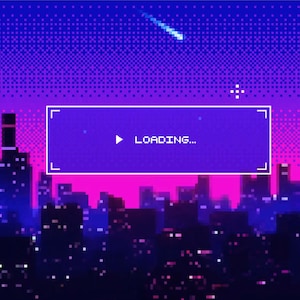 4 Animated Loading Screens Pixel City Theme for Twitch | Etsy Ireland