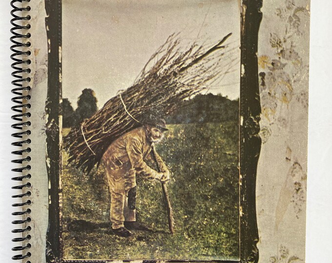 Led Zeppelin "led Zeppelin Iv" Record Album Cover Notebook / Journal ...