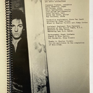 Bruce Springsteen "darkness on the Edge of Town" Record Album Cover ...