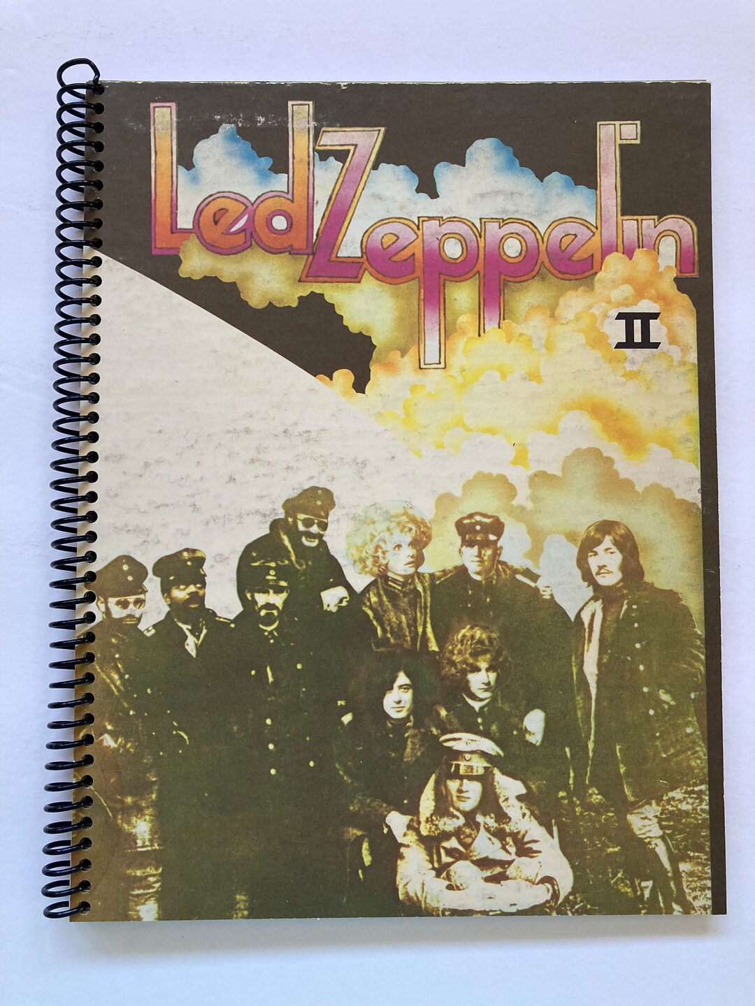 Led Zeppelin "led Zeppelin Ii" Record Album Cover Notebook / Journal ...