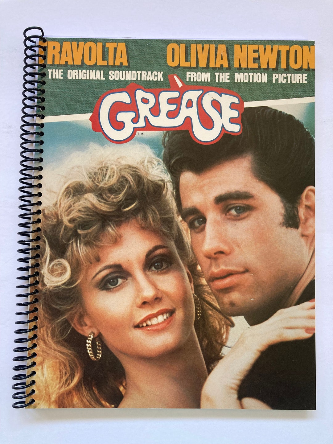 Grease Record Album Cover Notebook / Journal Created Using the ...
