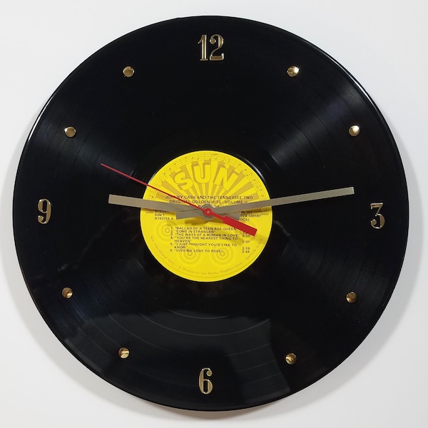 Record Wall Clock - Etsy