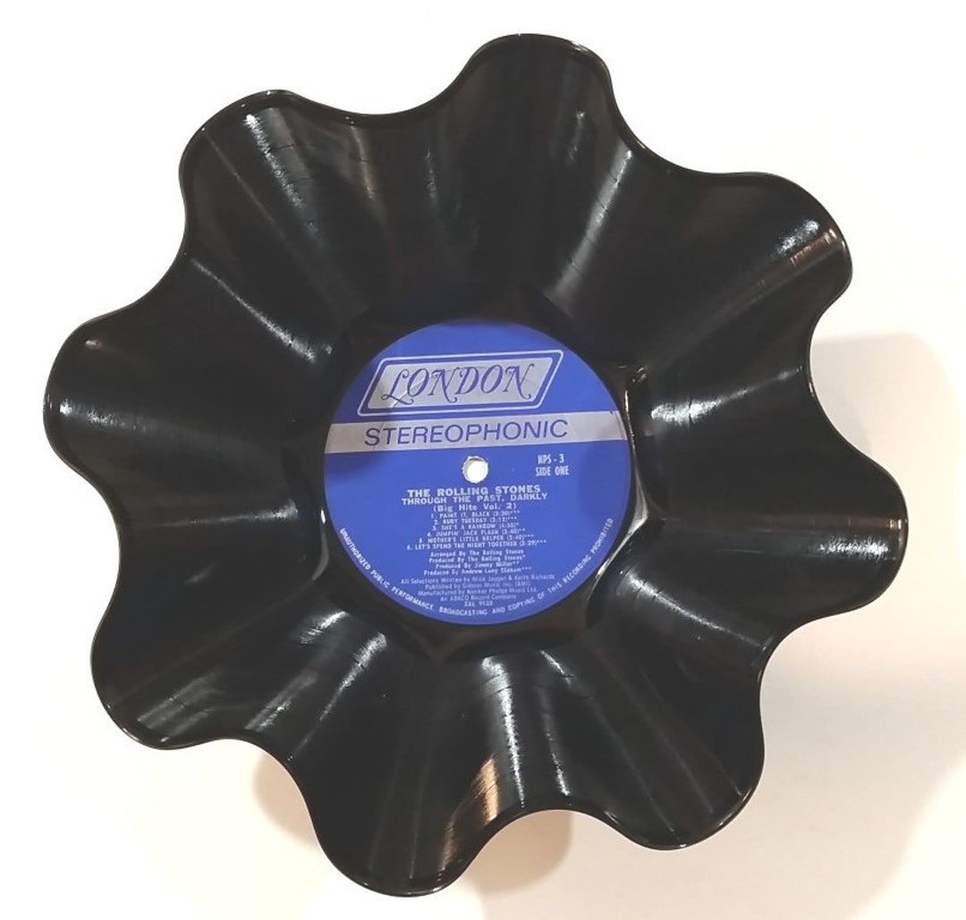 The Rolling Stones Vinyl Record Bowl - Handmade With Any One of Their ...