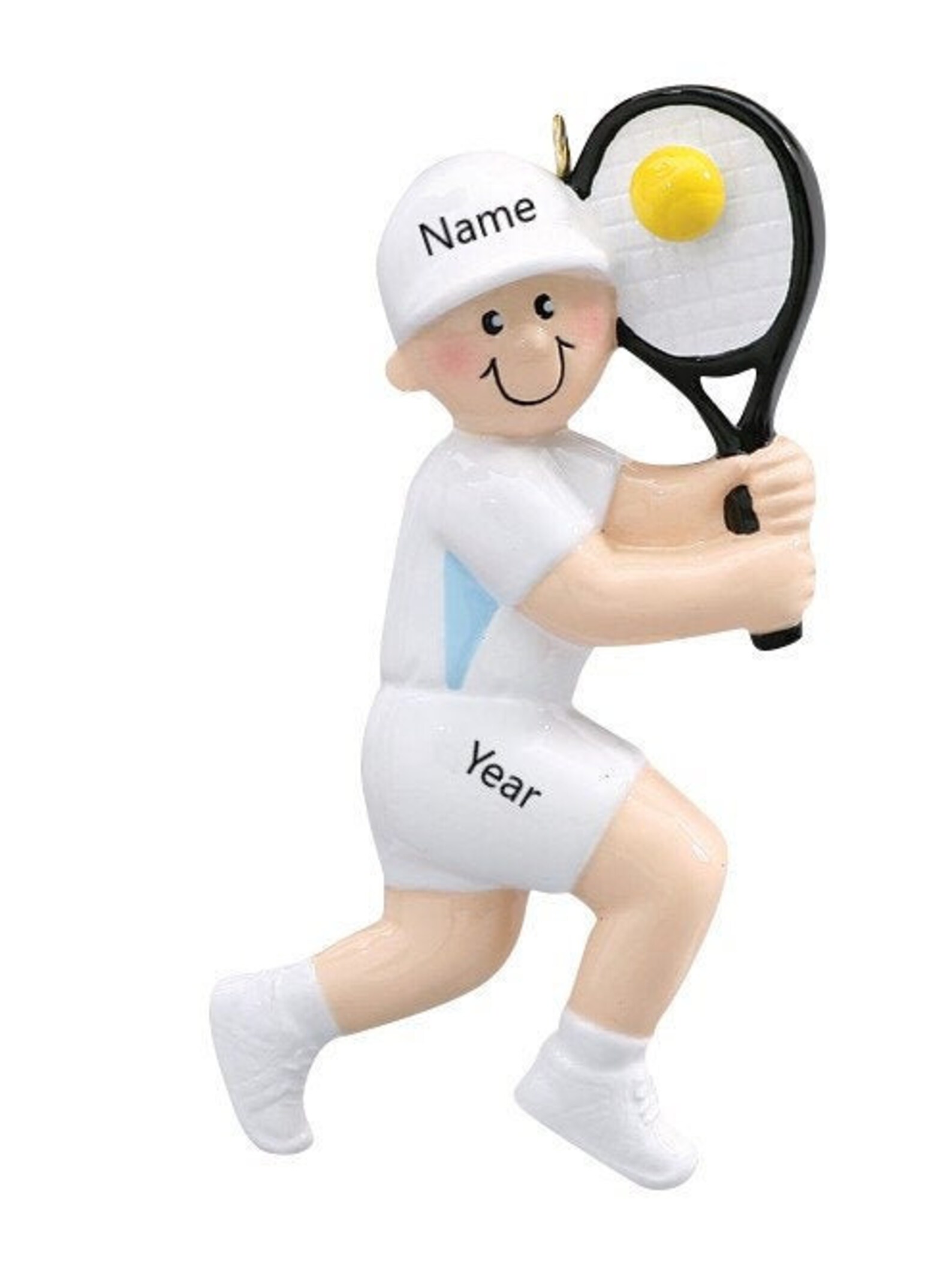 Tennis Boy Ornament / Personalized Tennis Player Ornament / - Etsy