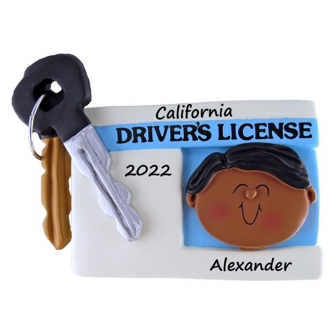 PERSONALIZED New Driver Ornament / Driver's License - Etsy