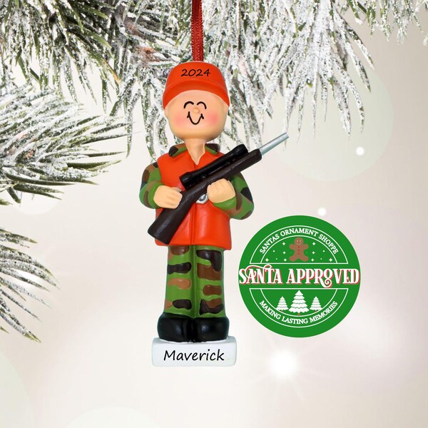 Hunting Christmas Ornaments - Etsy