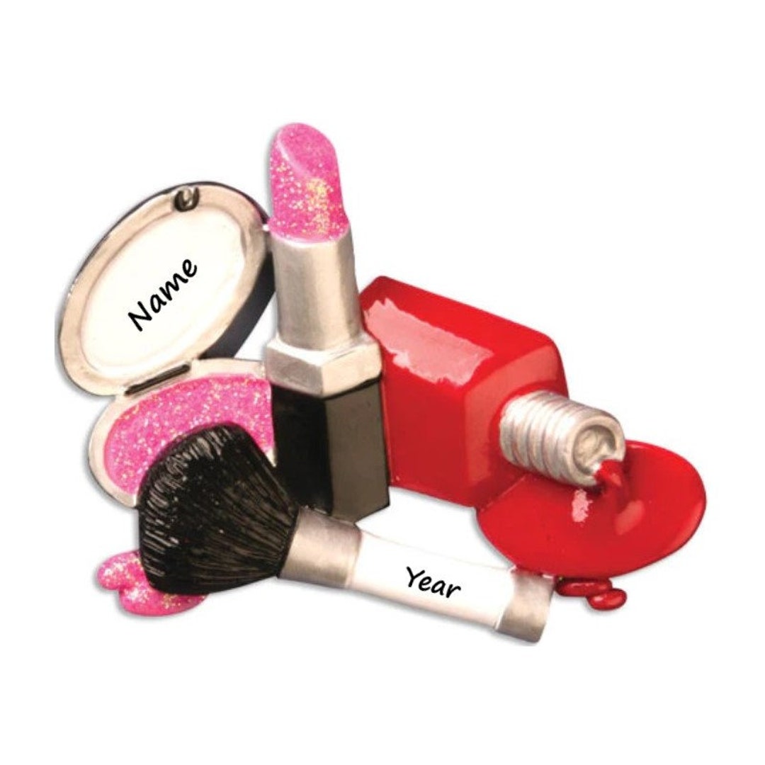 Makeup Personalized Christmas Ornament Makeup Ornament for Girls Loves ...
